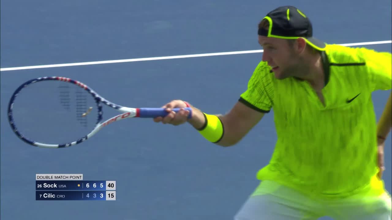 Jack Sock vs. Marin Cilic - US Open Highlights & Features | Official ...
