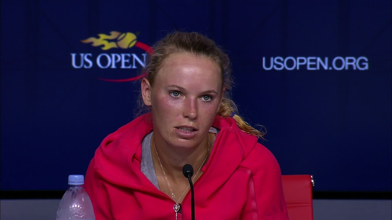 Caroline Wozniacki Interview (Semifinals) - US Open Highlights ...