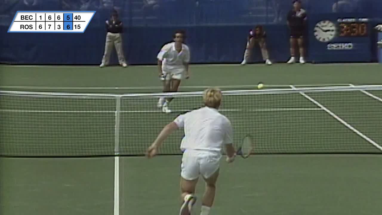 US Open Unmatched: Boris Becker vs. Derrick Rostagno - US Open ...