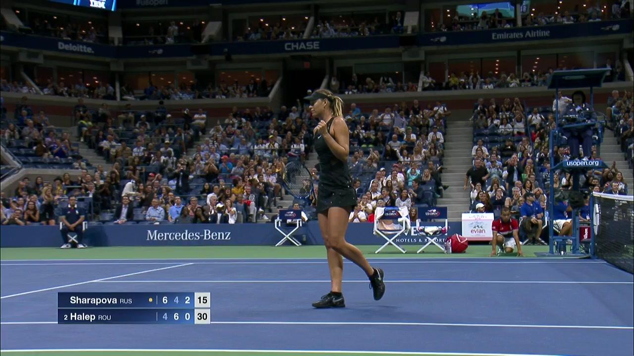 Cognitive Highlight: Maria Sharapova - Round 1 - US Open Highlights ...