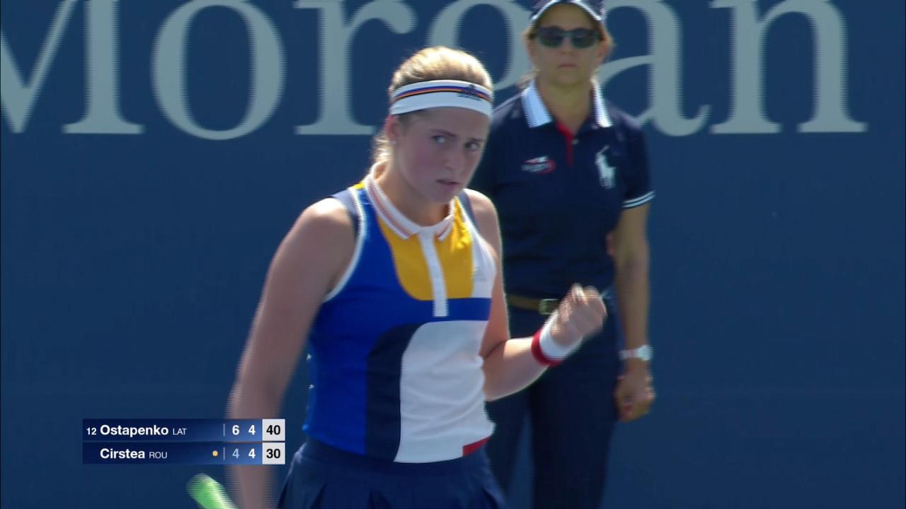 Ostapenko vs. Cirstea - US Open Highlights & Features | Official Site ...