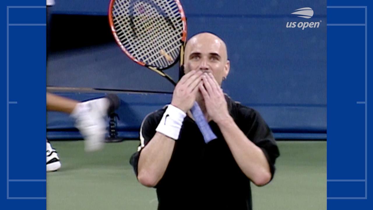Full Match Video: Andre Agassi vs. Mike Bryan, 2001 US Open men's ...
