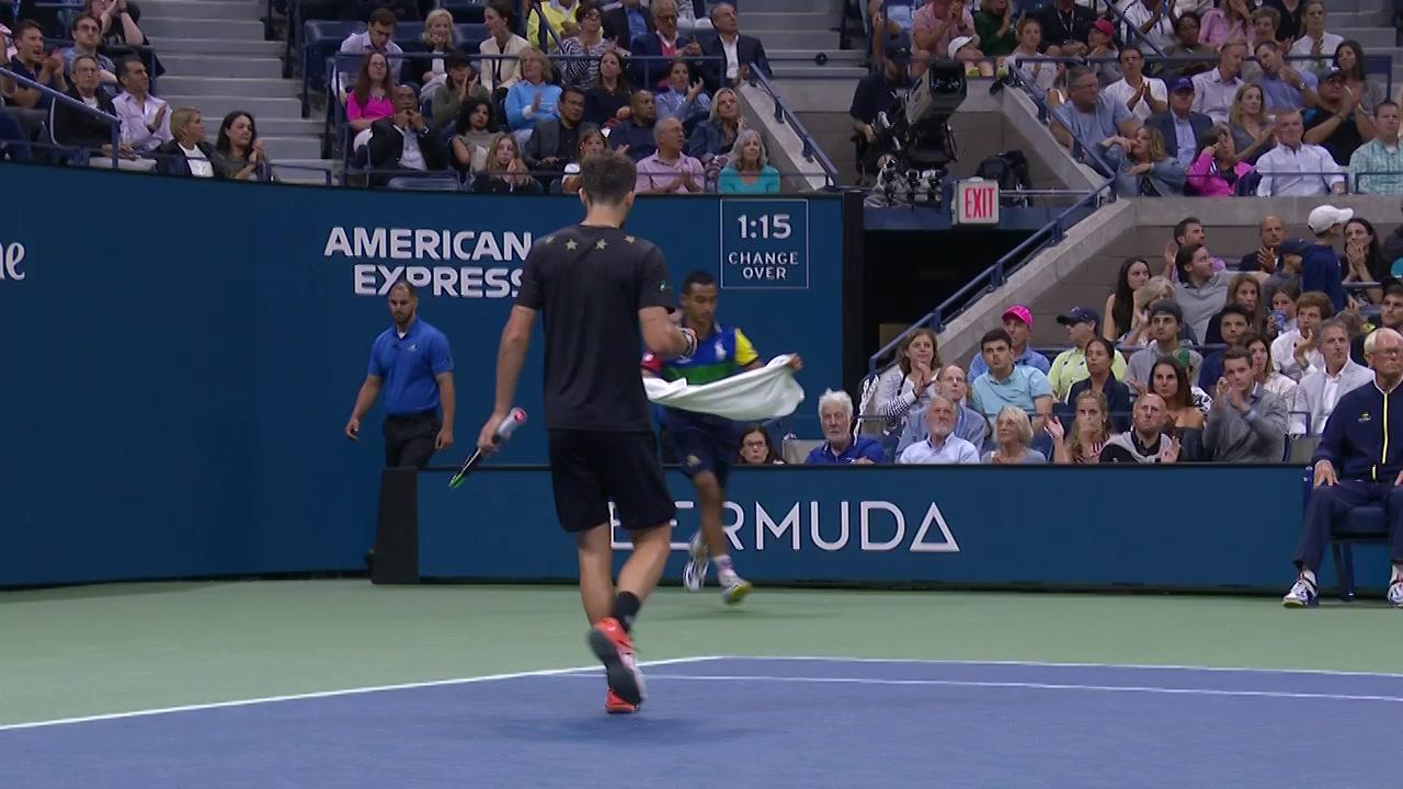 SlamTracker: Break Point; Londero wins the point with a forehand winner ...