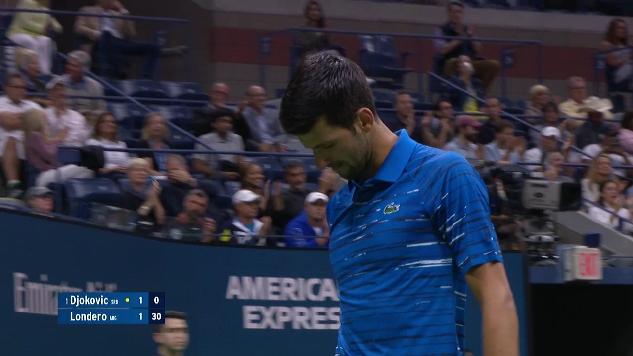 SlamTracker: Londero loses the point with a forehand forced error. - US ...