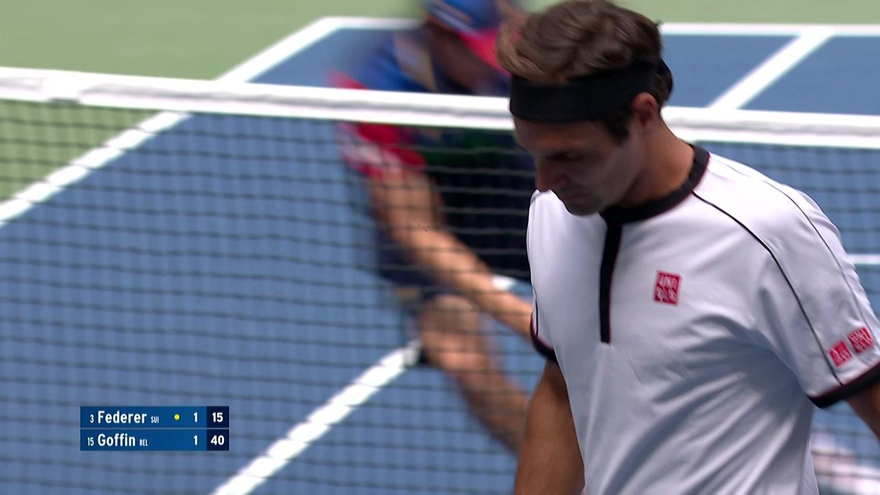 SlamTracker: Goffin loses the point with a forehand forced error. - US ...
