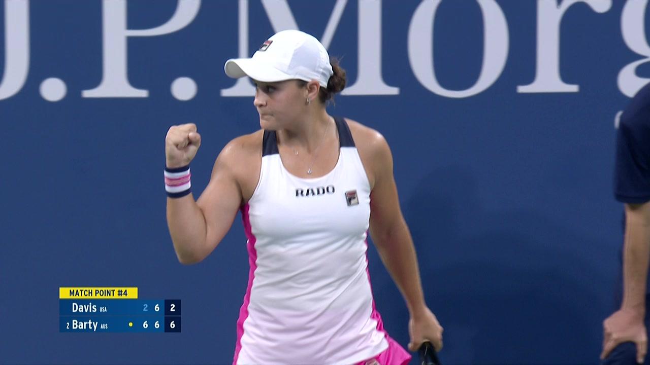 SlamTracker: Match Point; Davis loses the point with a forehand ...