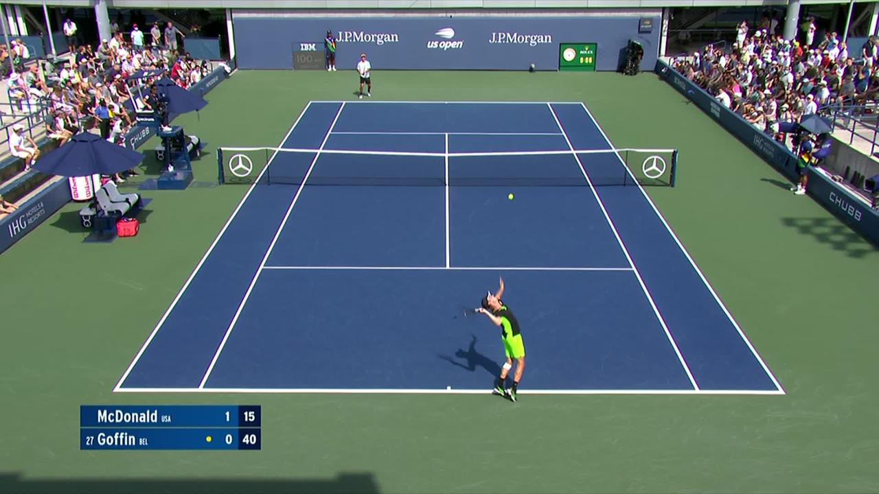 McDonald vs. Goffin: R1 Extended Highlights - US Open Highlights ...
