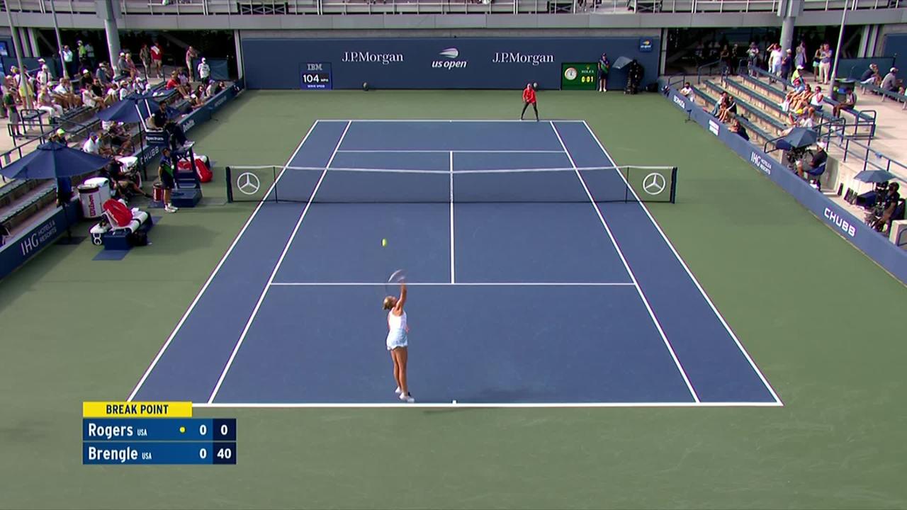 Rogers vs. Brengle: R1 Extended Highlights - US Open Highlights ...