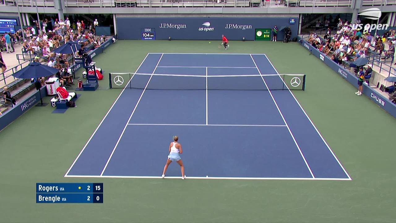 Rogers vs. Brengle: R1 Highlights - US Open Highlights & Features ...
