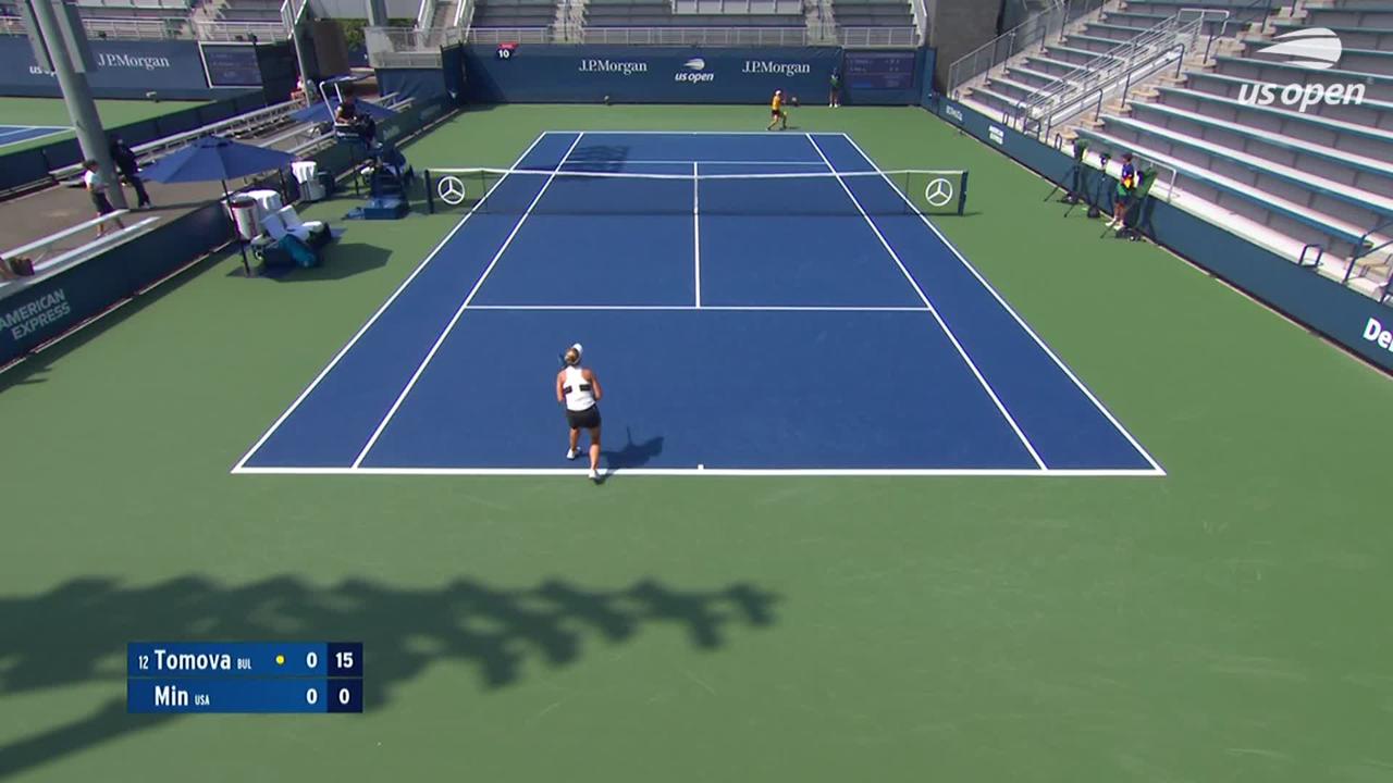 Highlights: Tomova vs. Min, Qualifying Round 1 - US Open Highlights ...