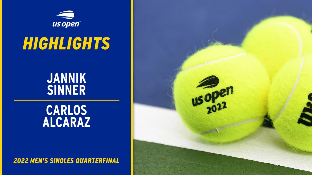 Photos: Jannik Sinner vs. Carlos Alcaraz, 2022 US Open quarterfinal ...