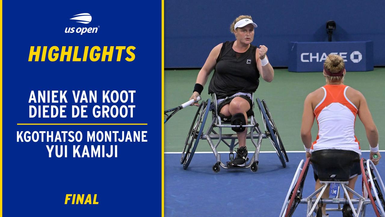 De Groot/Van Koot vs. Kamiji/Montjane Highlights | Final Wheelchair ...