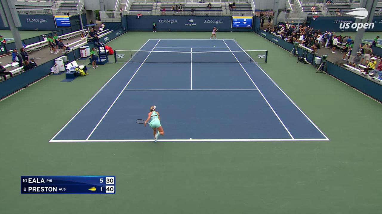 Alexandra Eala vs. Taylah Preston Highlights | Round 3 Junior Girls ...