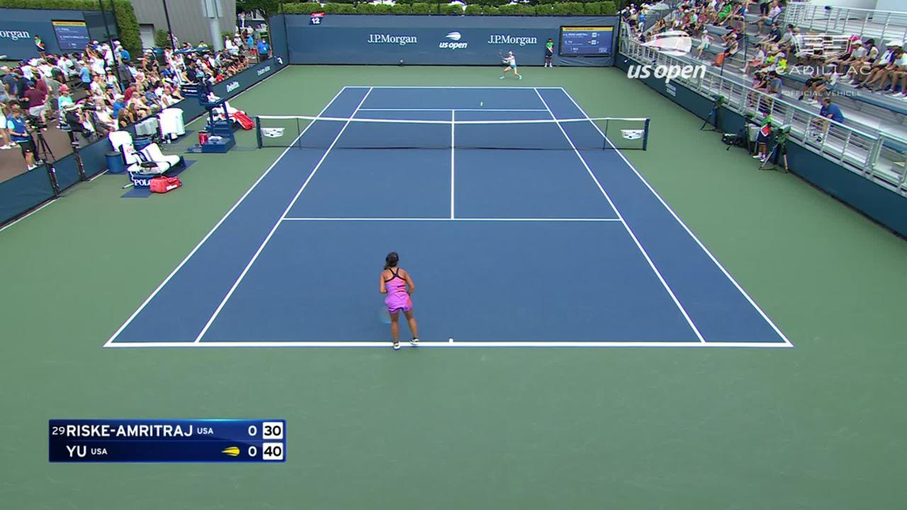 Riske-Amritraj defeats newcomer Yu at 2022 US Open - Official Site of ...