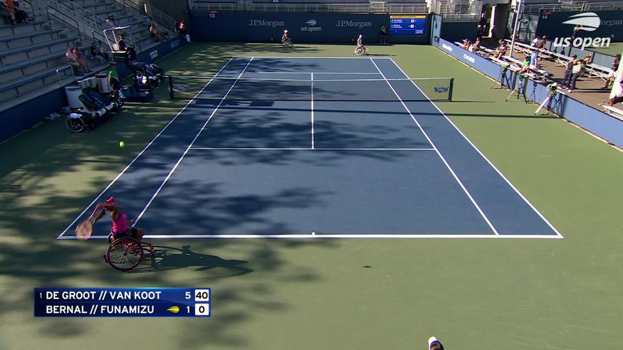 Van Koot/De Groot vs. Bernal/Funamizu Highlights | Quarterfinal ...