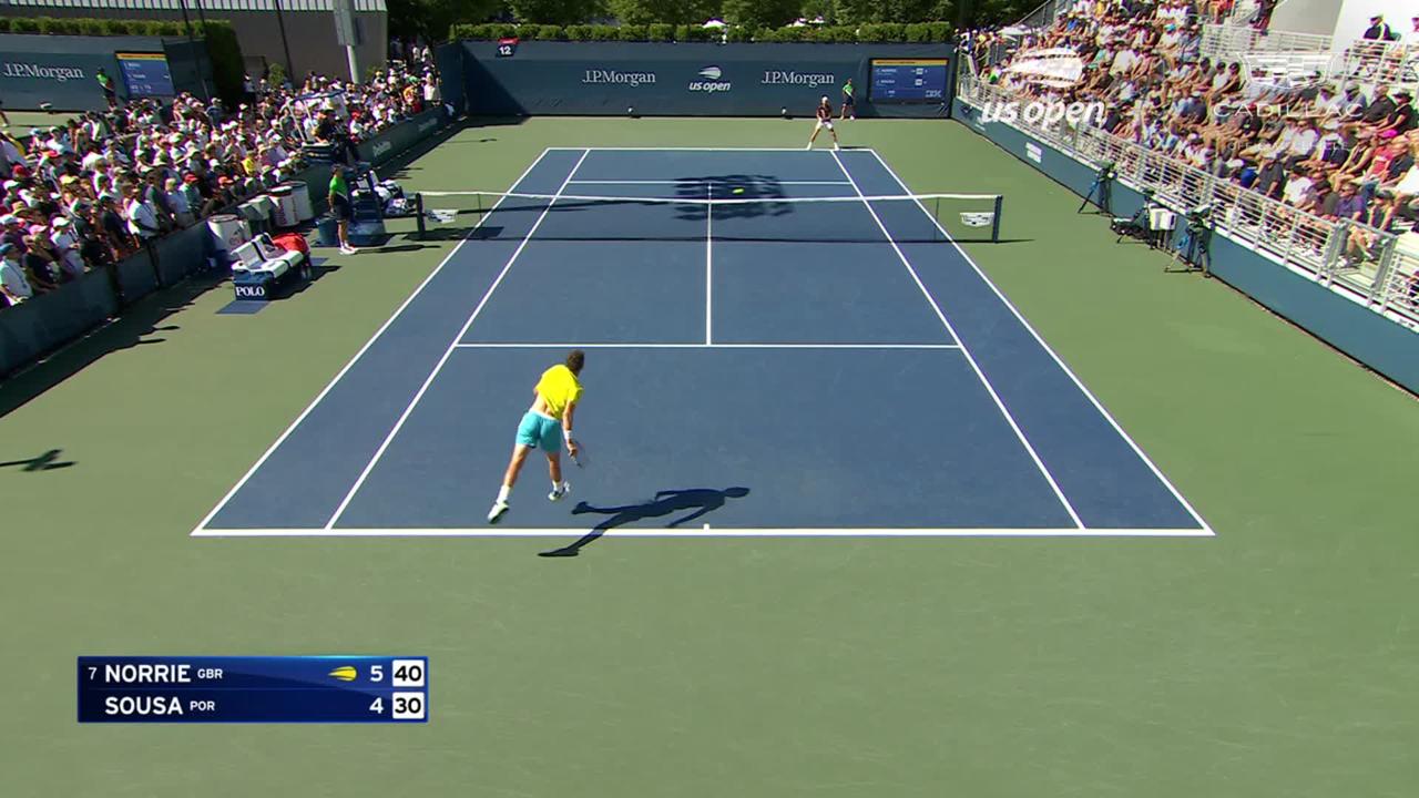 Cameron Norrie vs. Joao Sousa Highlights | Round 2 - US Open Highlights ...