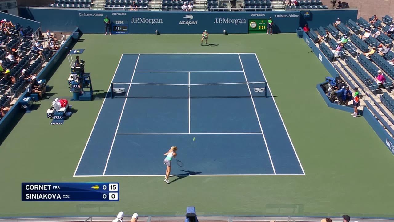 Alize Cornet vs. Katerina Siniakova Extended Highlights | Round 2 - US ...