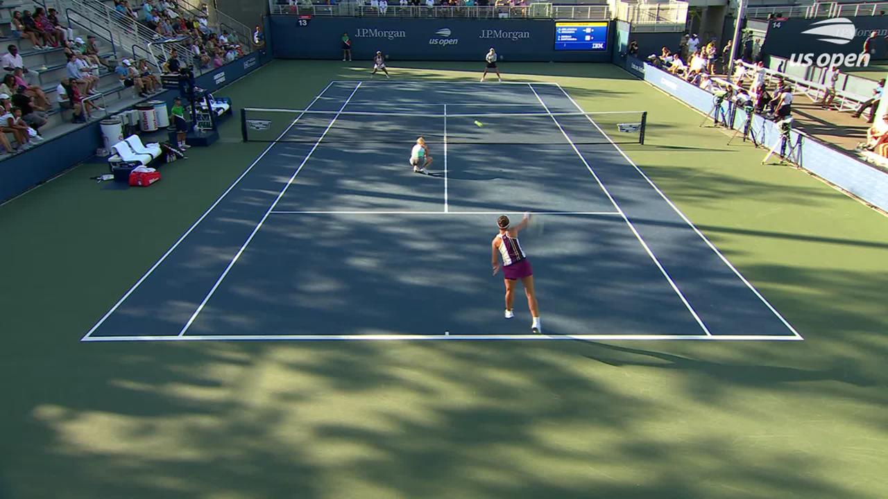 Krejcikova/Siniakova vs. Bogdan/Santamaria Extended Highlights | Round ...