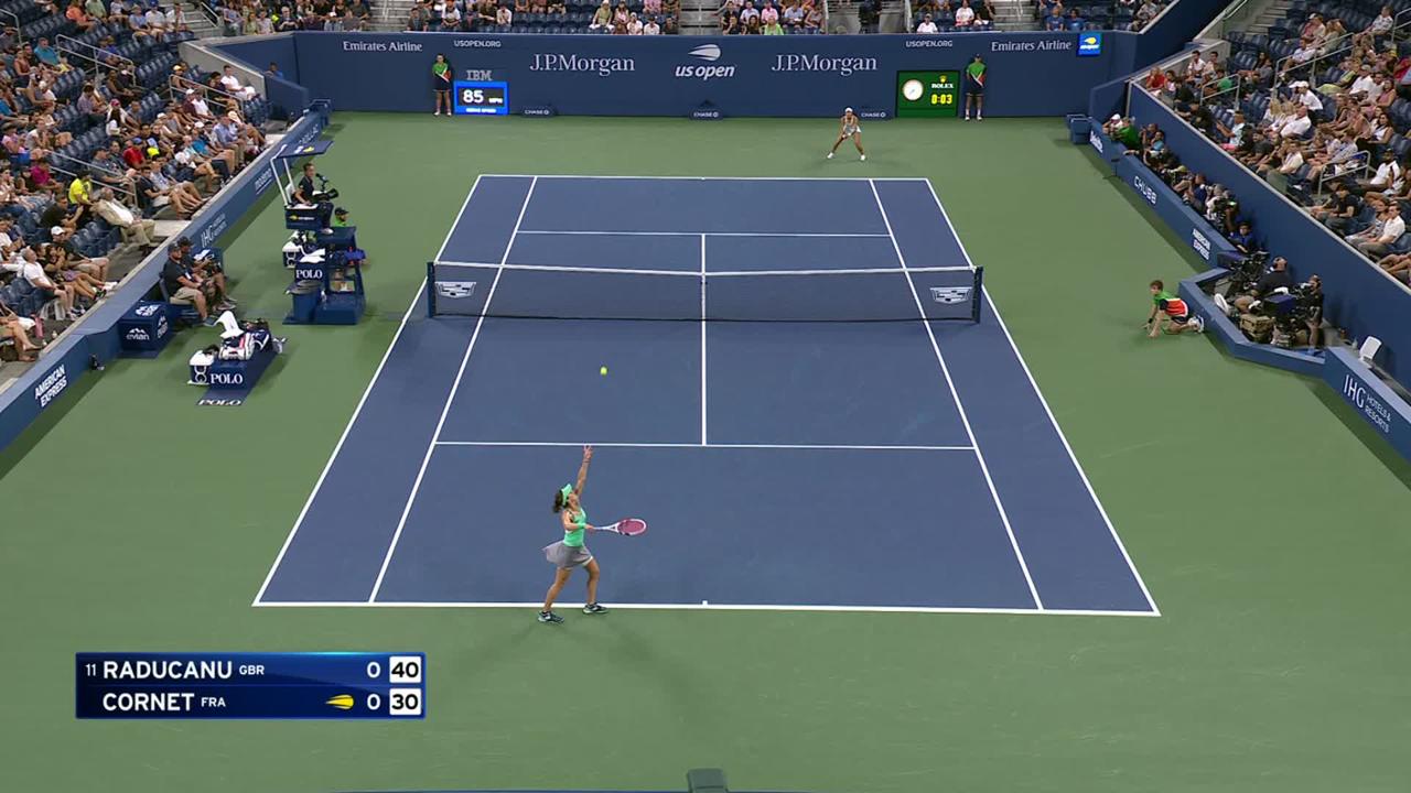 Emma Raducanu vs. Alize Cornet Extended Highlights | Round 1 - US Open ...