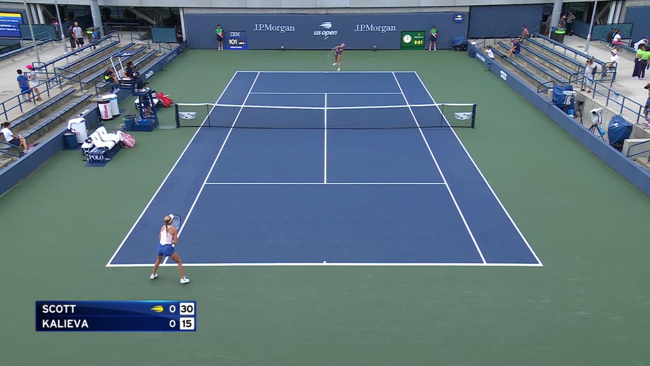 Katrina Scott vs. Elvina Kalieva Extended Highlights | Round 1 Qualifying - US Open Highlights ...
