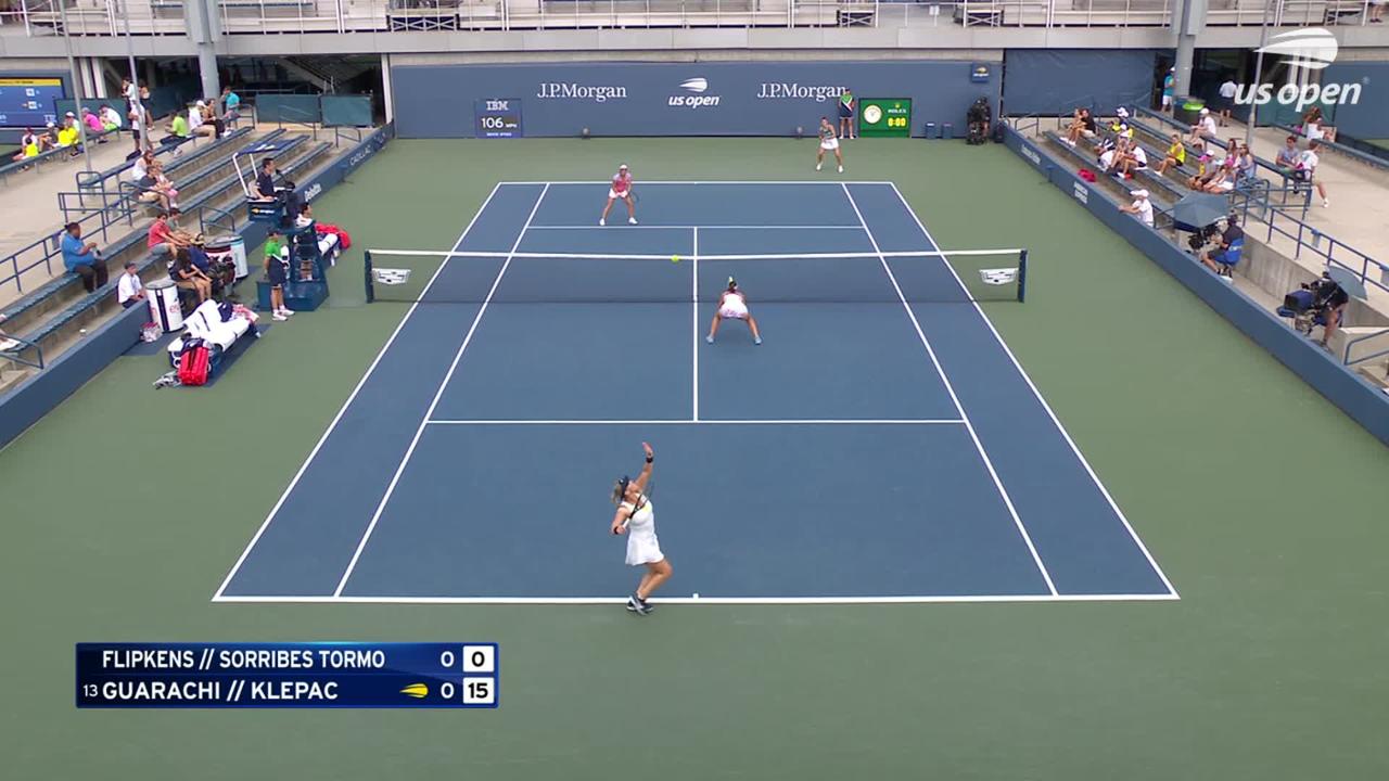 Flipkens/Sorribes Tormo vs. Guarachi/Klepac Extended Highlights | Round ...