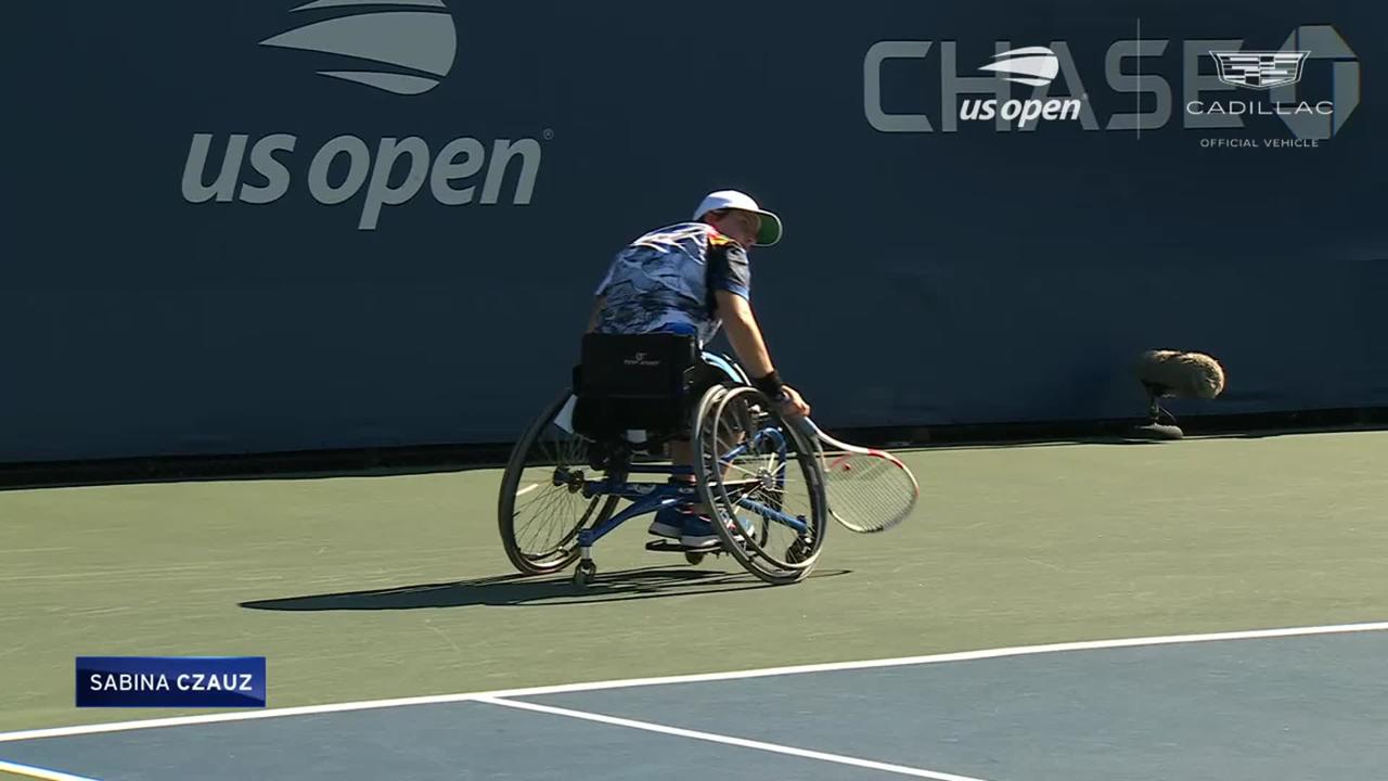 Sabina Czauz vs. Ruby Bishop Highlights | Quarterfinal Wheelchair - US ...