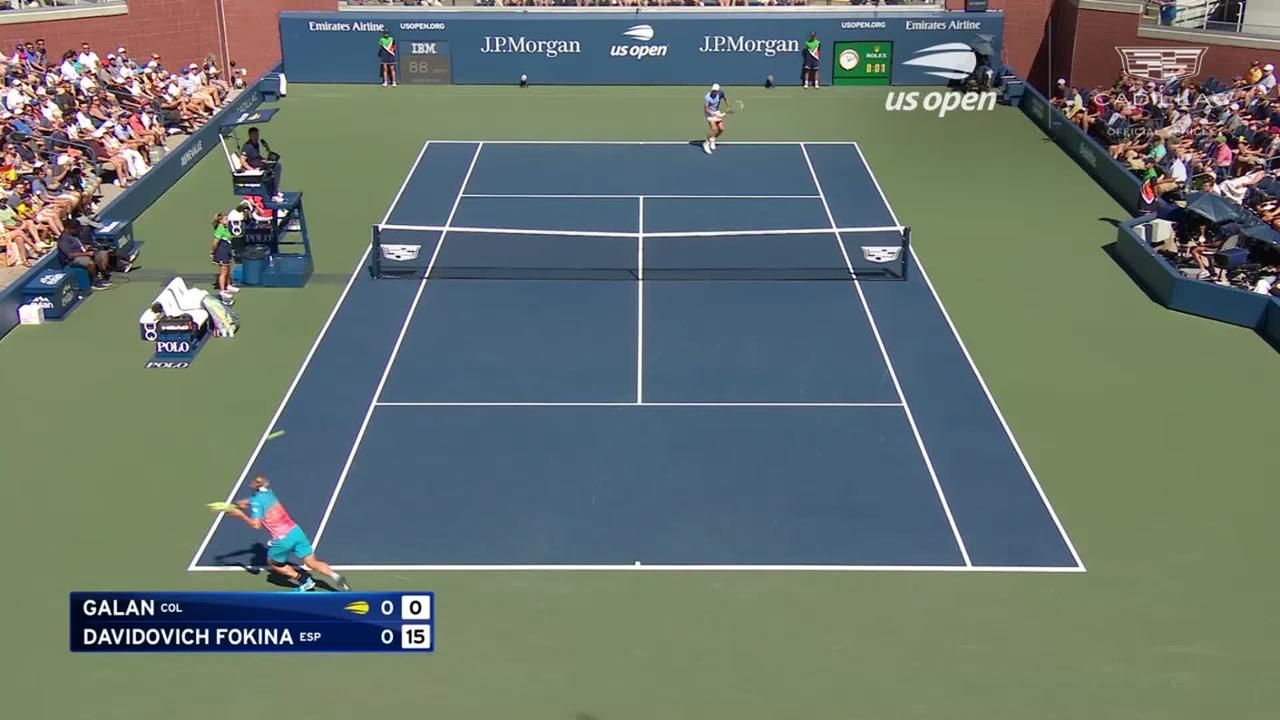 Daniel Elahi Galan vs. Alejandro Davidovich Fokina Highlights | Round 3 ...