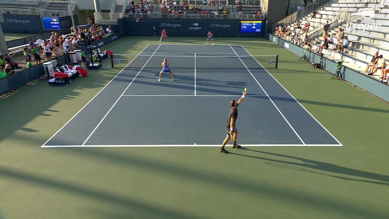 Ostapenko/Vega Hernandez vs. Perez/Venus Highlights | Round 2 - US Open ...