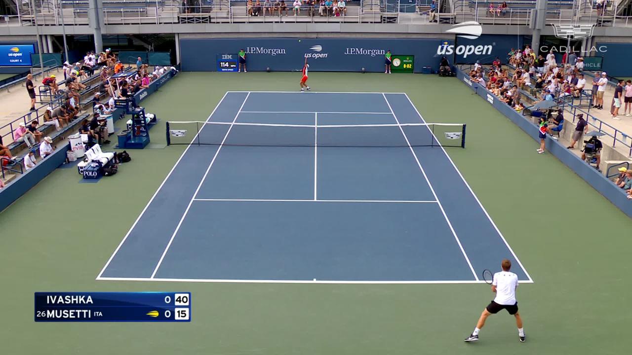 Ivashka muscles past Musetti in 2022 US Open third round - Official ...