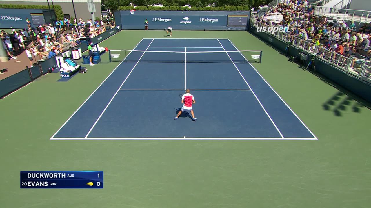 Photos: James Duckworth vs. Daniel Evans, 2022 USOpen second round ...