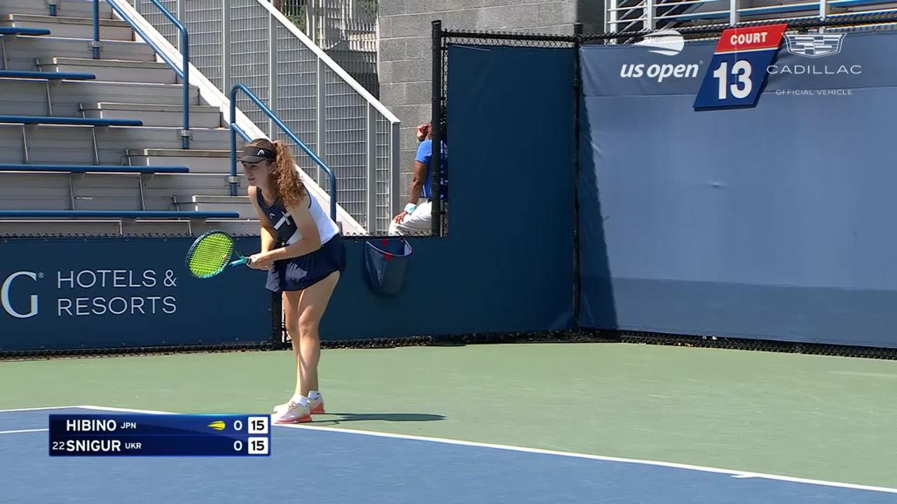 Nao Hibino vs. Daria Snigur Highlights | Round 3 Qualifying - US Open ...