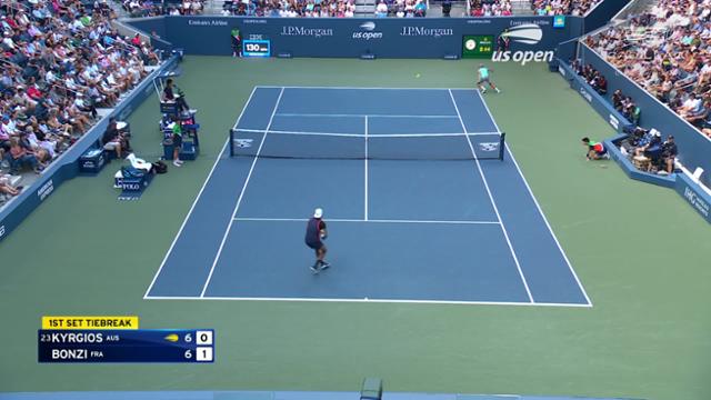 Photos: Nick Kyrgios vs. Benjamin Bonzi, 2022 US Open second round ...