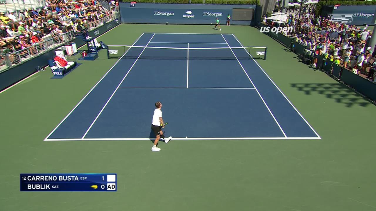 Pablo Carreno Busta vs. Alexander Bublik Highlights | Round 2 - US Open ...