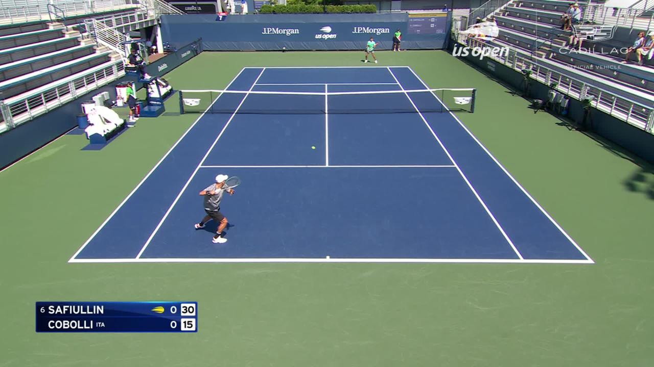 Roman Safiullin vs. Flavio Cobolli Highlights | Round 1 Qualifying - US Open Highlights ...