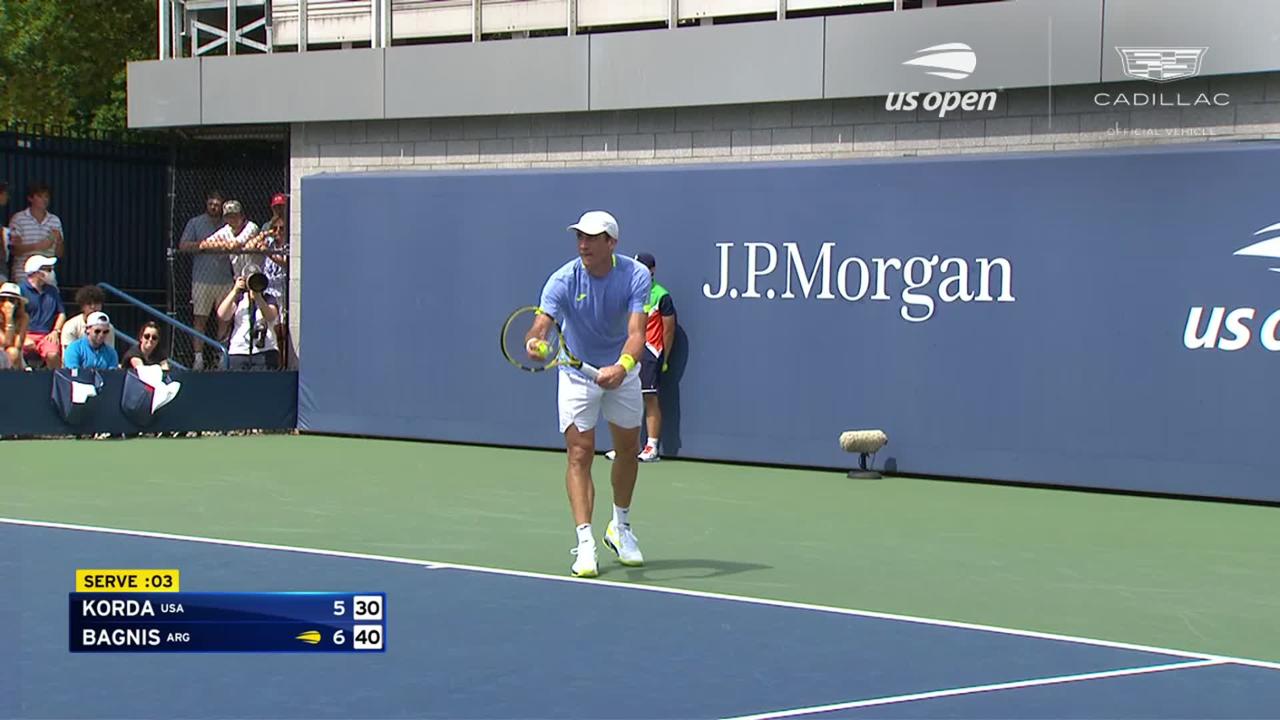 Sebastian Korda vs. Facundo Bagnis Highlights | Round 1 - US Open ...