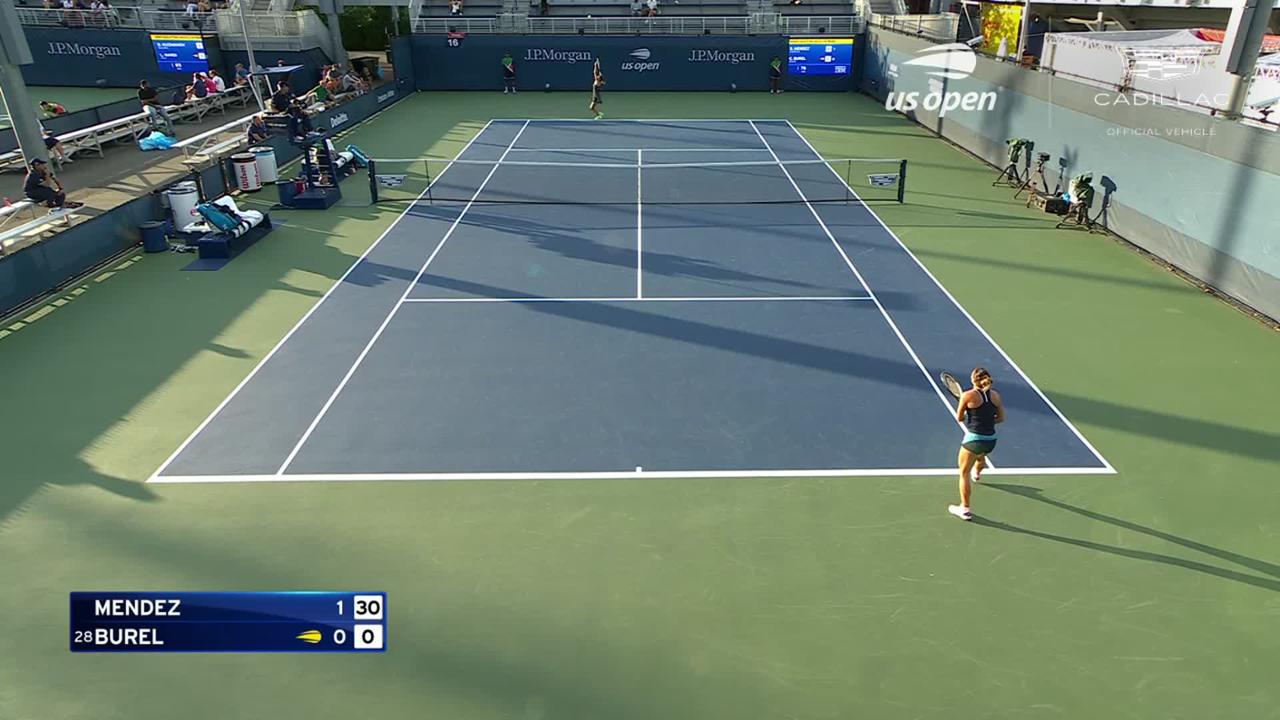 Seone Mendez vs. Clara Burel Highlights | Round 1 Qualifying - US Open ...
