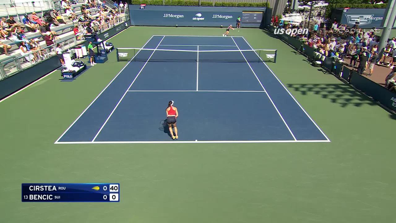 Photos: Belinda Bencic vs. Sorana Cirstea, 2022 US Open second round - Official Site of the 2024 ...