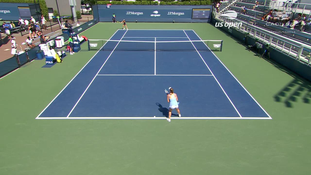 Valerie Glozman vs. Maddison Inglis Highlights | Round 2 Qualifying ...