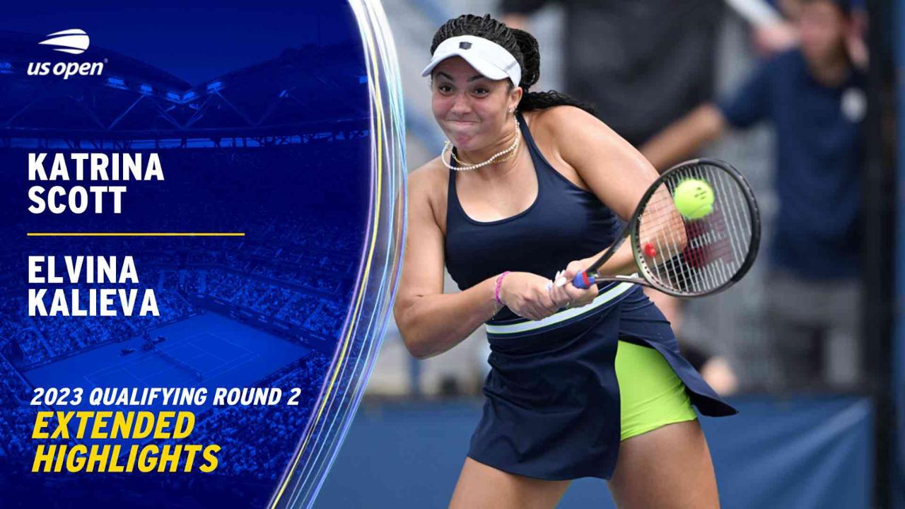 Scott vs. Kalieva Extended Highlights | Qualifying Round 2 - US Open ...