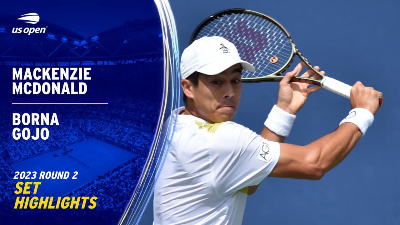 McDonald vs. Gojo Highlights | Round 2, Set 1 - US Open Highlights ...