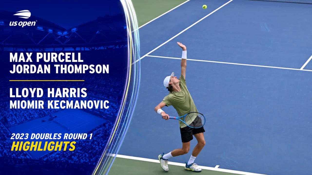Purcell/Thompson vs. Harris/Kecmanovic Highlights | Round 1 - US Open ...