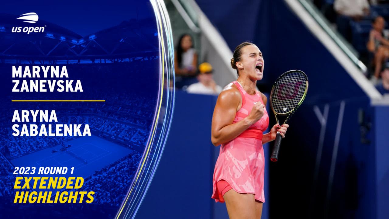 Zanevska vs. Sabalenka Extended Highlights | Round 1 - US Open ...