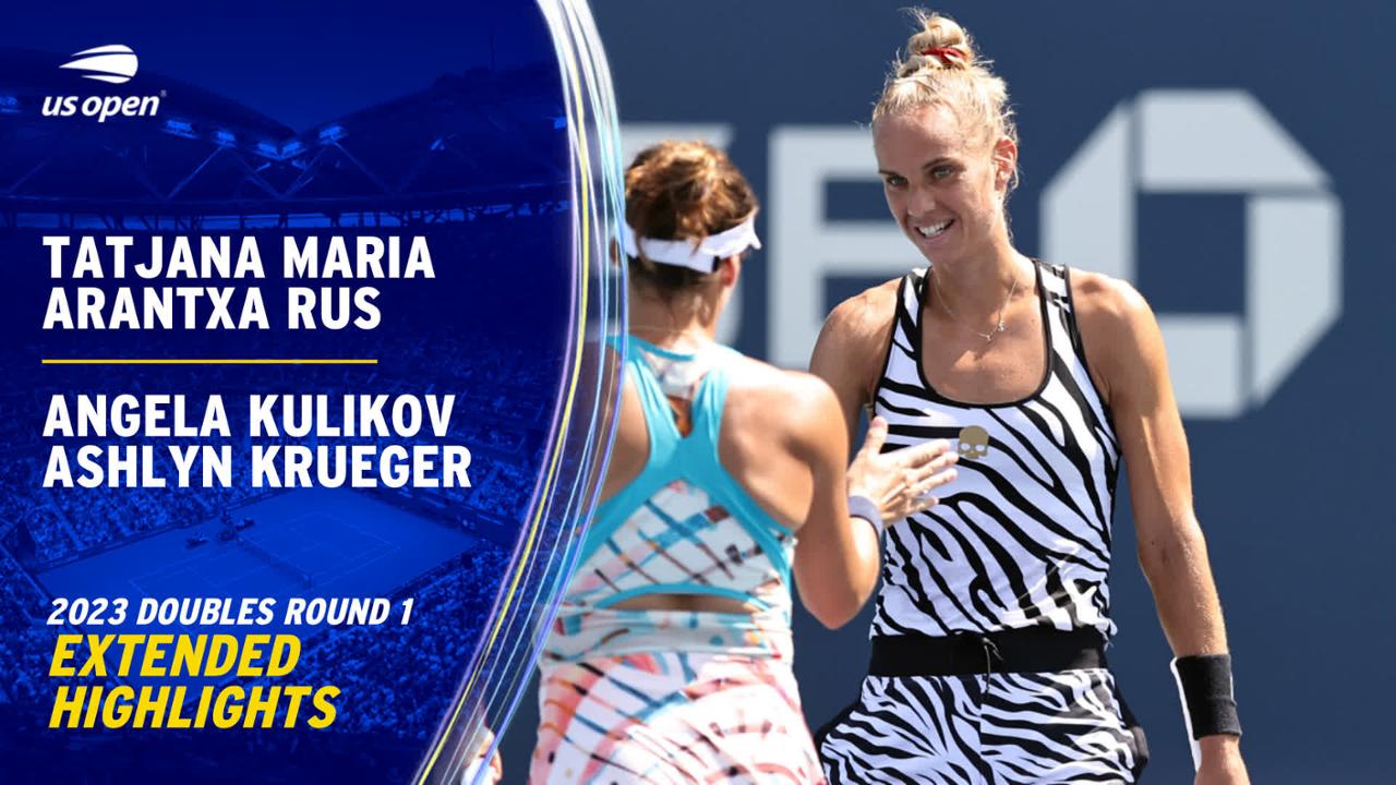 Maria/Rus vs. Kulikov/Krueger Extended Highlights | Round 1 - US Open ...