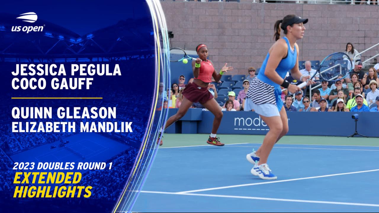 Gauff/Pegula vs. Gleason/Mandlik Extended Highlights | Round 1 - US ...