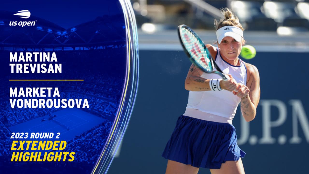 Trevisan vs. Vondrousova Extended Highlights | Round 2 - US Open ...