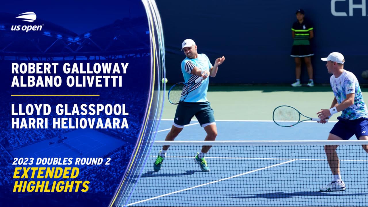 Galloway/Olivetti vs. Glasspool/Heliovaara Extended Highlights | Round ...