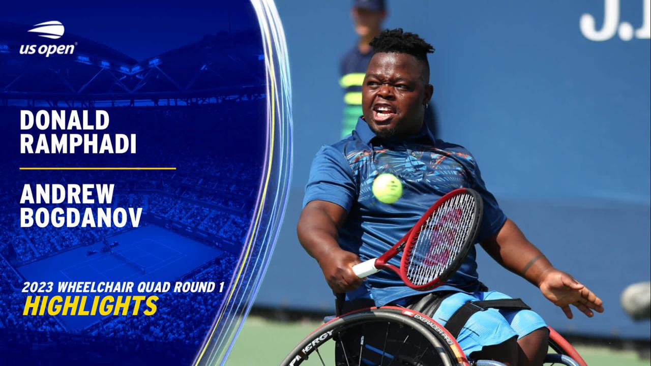 Ramphadi vs. Bogdanov Quad Wheelchair Highlights | Round 1 - US Open ...