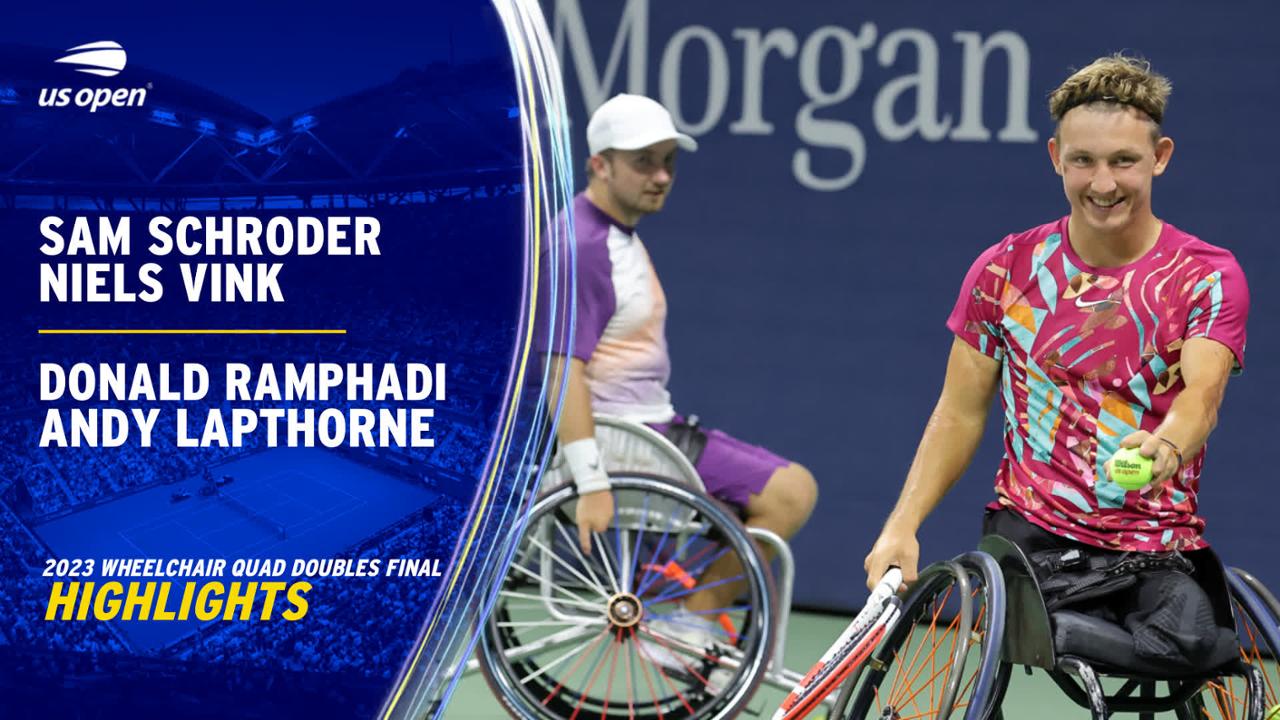 Best photos from Schroder/Vink vs. Ramphadi/Lapthorne, 2023 US Open ...
