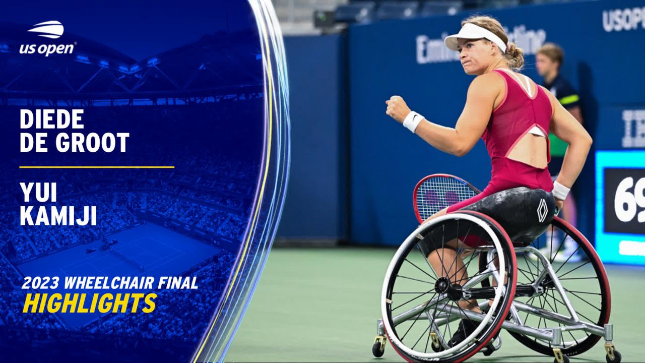 Best photos of Diede de Groot vs. Yui Kamiji, 2023 US Open women's ...