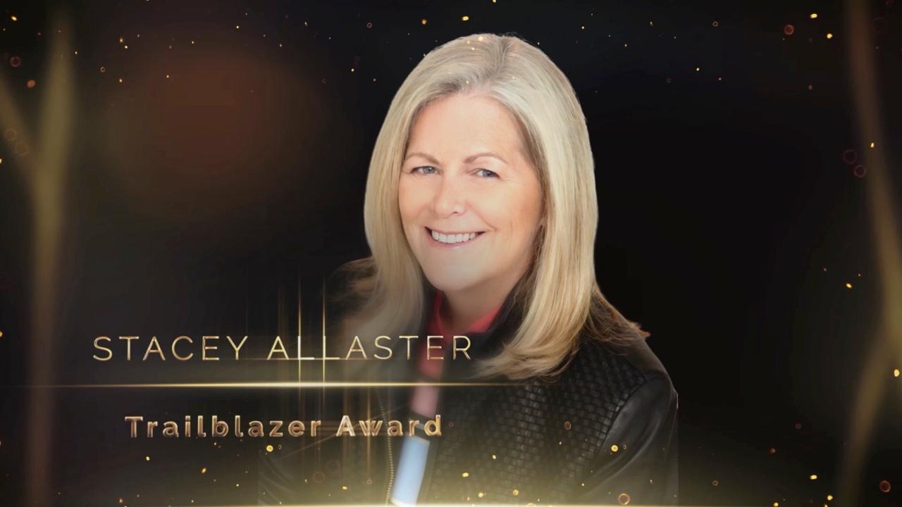 Stacey Allaster honored with the Trailblazer Award at the Sports Power ...